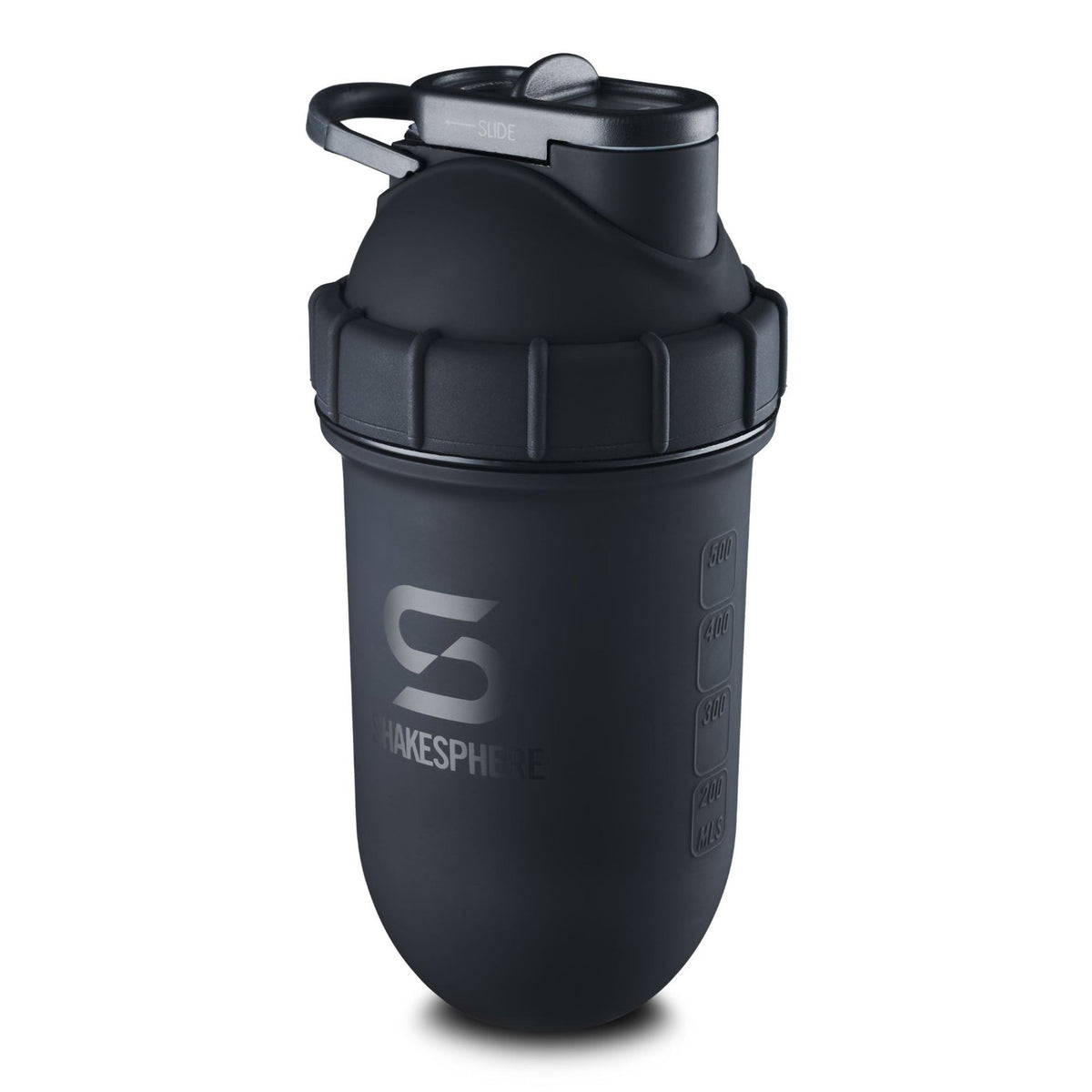 Shakesphere Stainless Steel Protein Shaker Matte Black | ShakeSphere AUS